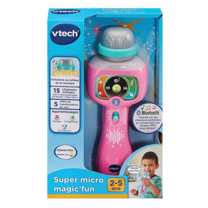 VTECH SUPER MICRO MAGIC'FUN ROSE - Cdiscount Jeux - Jouets
