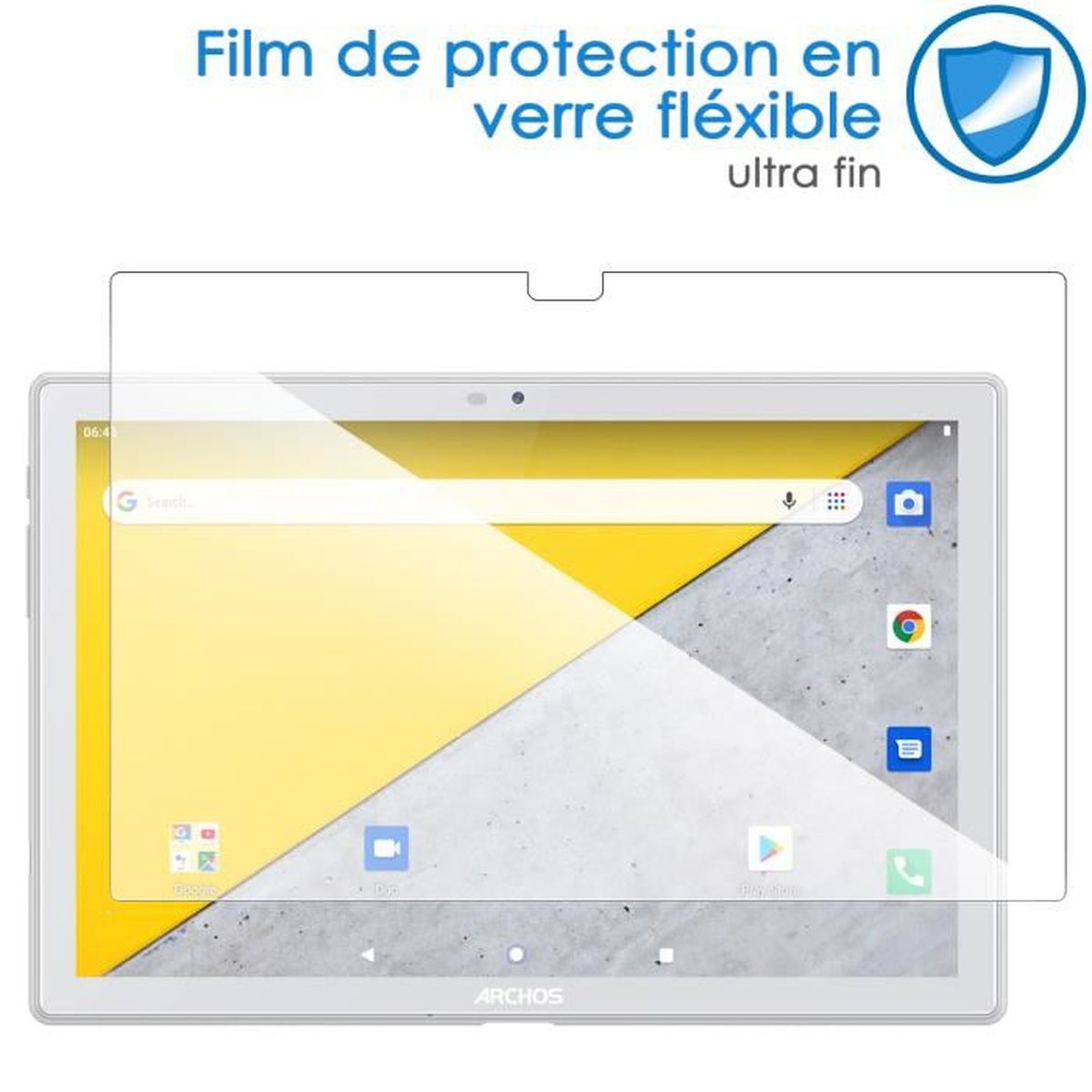 Protection d'écran en Verre Fléxible pour Tablette Archos T101 4G 10,1 ...