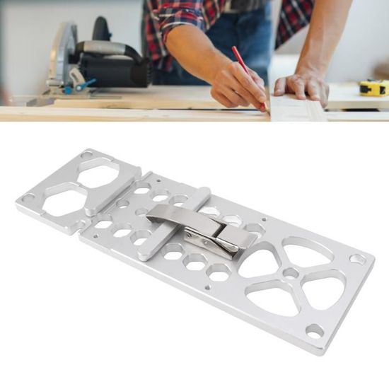 Akozon Rail guide pour scie circulaire en angle droit, ajustement ...