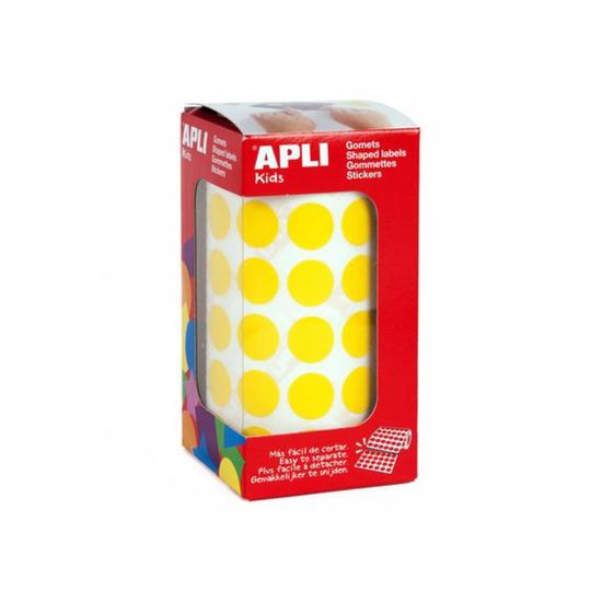 Gommettes rouleau Rond Ø 15 mm Jaune x 2 832 - Cdiscount Jeux - Jouets