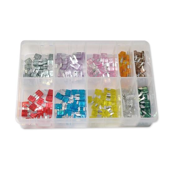 MINI FUSIBLES ASSORTIMENT DE 200 FUSIBLES - Cdiscount Auto