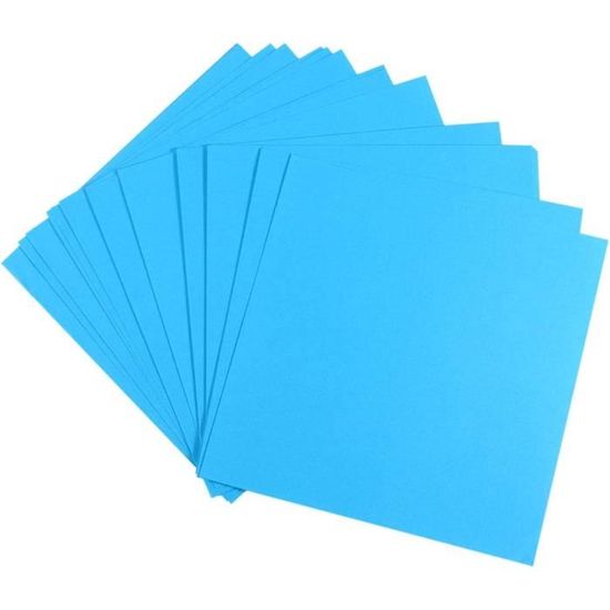 Papier 500 Pcs Pliage Papiers Feuille Double Face Carrés Brilage Arts ...