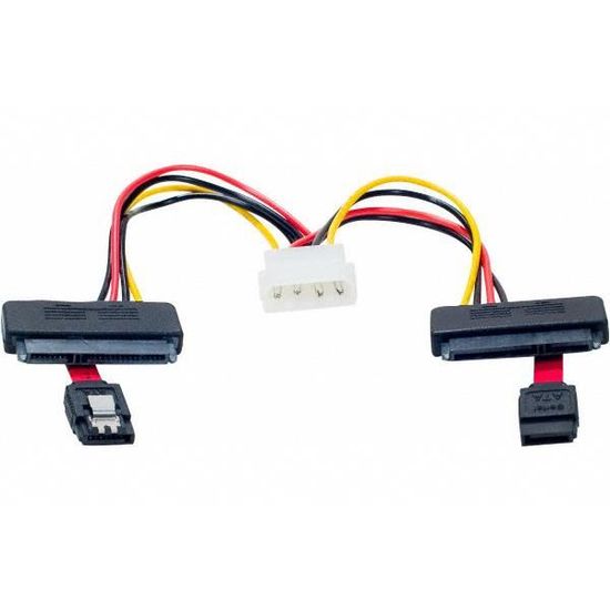 Cable alimentation SATA double. - Cdiscount Informatique