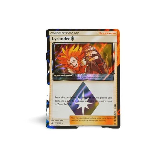 Carte Pokémon Lysandre Prisme 110-131 SL6 - Lumière Interdite NEUF FR ...