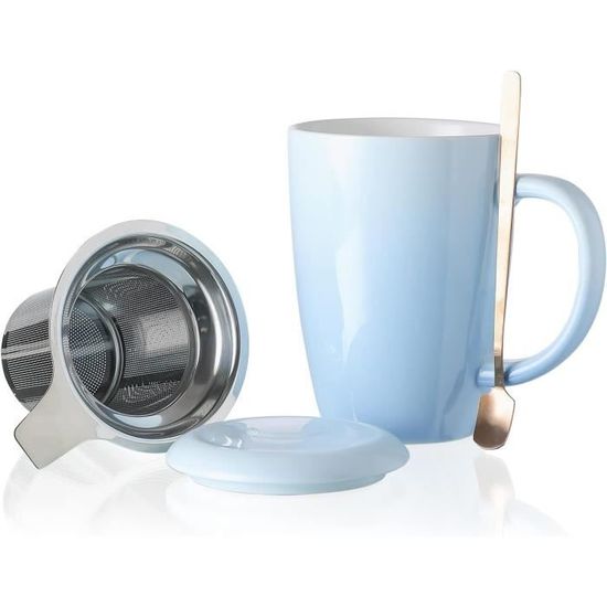 Tasse à The Avec Infuseur Et Couvercle