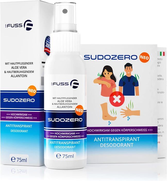 Sudozero Neo Déodorant anti-transpirant pour homme et femme contre les ...