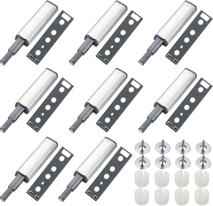 Push to Open Aimant Porte Placard Métal Loquet Magnetique Push Open ...