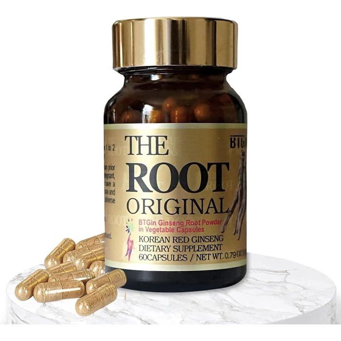 Capsules de Ginseng Coréen BTGIN 18000mg - Poudre Entière Rg3 ...