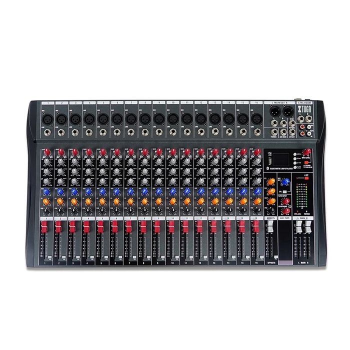 Console de mixage DJ 16 canaux - XVX - Alimentation fantôme 48 V ...