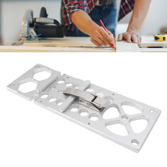 Akozon Rail guide pour scie circulaire en angle droit, ajustement ...