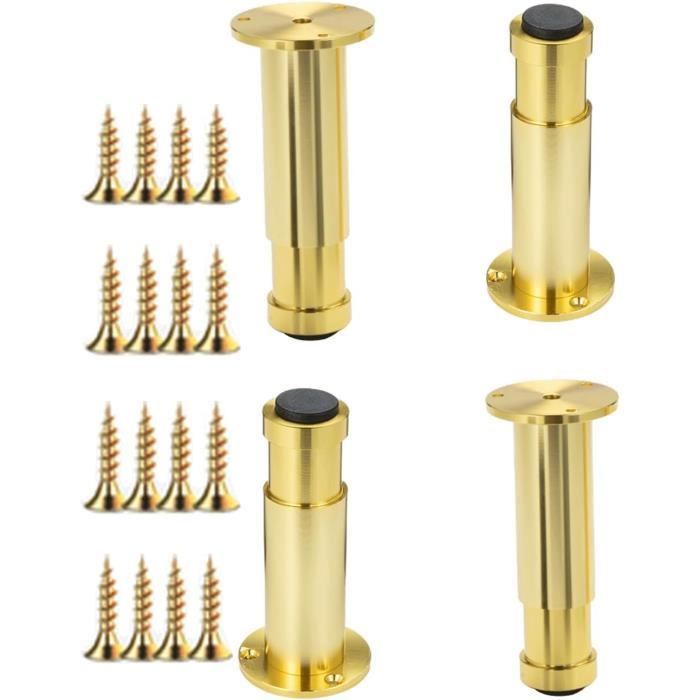 4X Cabinet Legs Furniture Legs Kitchen Unit Feet Table Legs Adjustable ...