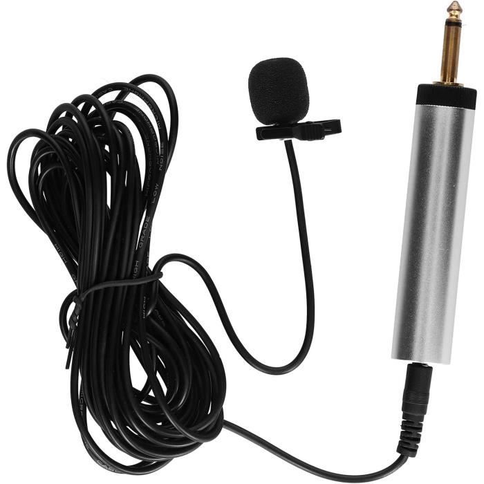 Micro Lavalier Professionnel Micro à condensateur omnidirectionnel pour ...