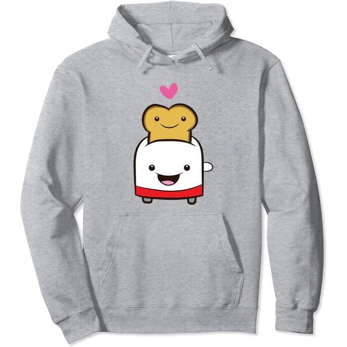 Toast Et Grille-Pain Kawaii Toast Bread Toaster Sweat À Capuche[n385 ...