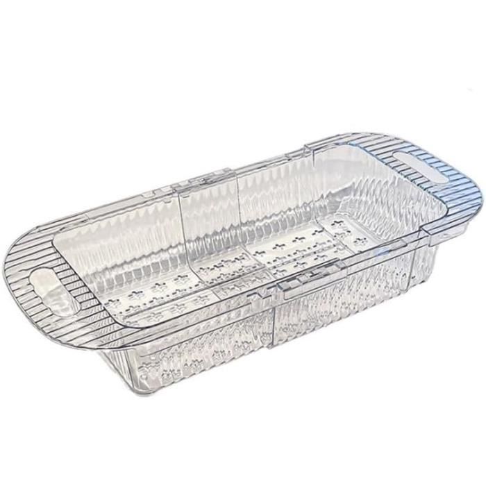 Passoire Cuisine Panier De Drainage Pliable Au-Dessus De L'Évier, Lave ...
