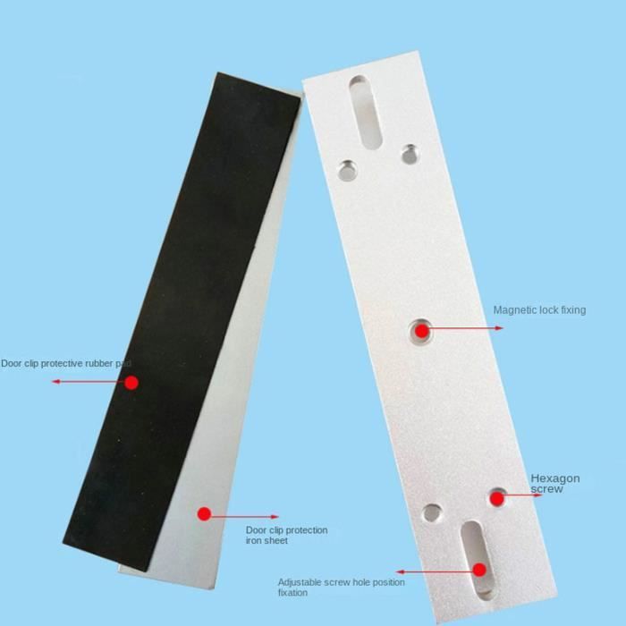 Support en U pour porte en verre - ETO - Capacité de charge 180 kg ...