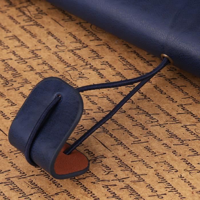 Duokon Carnet de voyage Cahier de voyage en cuir PU classique Journal ...
