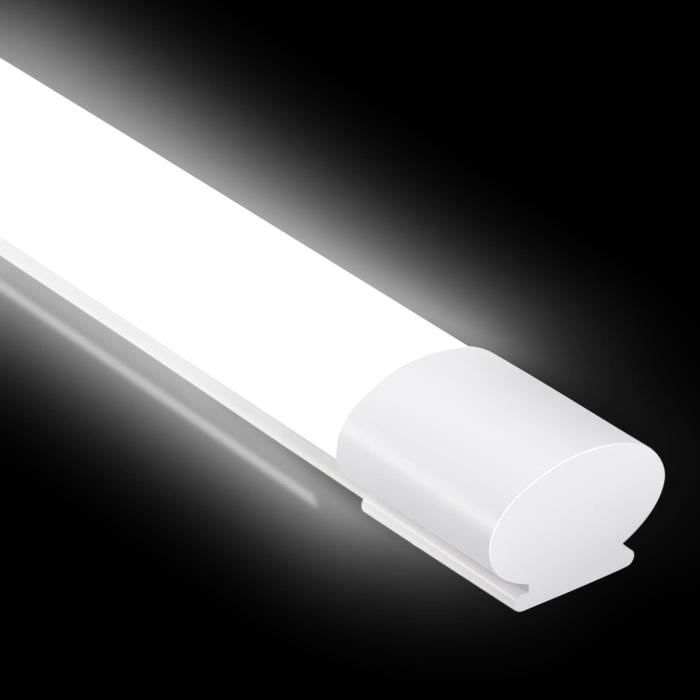 Neon Led 60Cm, Tube Led 20W 2000Lm Plafonnier Led Ip65 Étanche Reglette ...