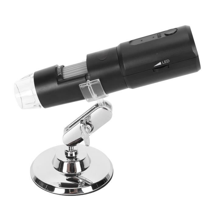 Microscope portable USB WiFi EJ.life - Grossissement 1000X - 8 Lumières ...