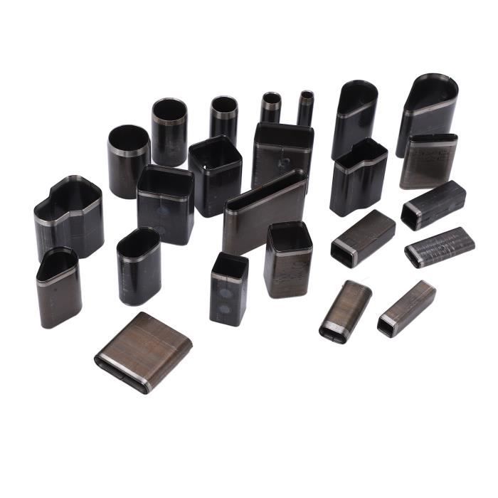 Fdit Ensemble de coupe-poinçons creux à un trou de style 24 formes 24 ...