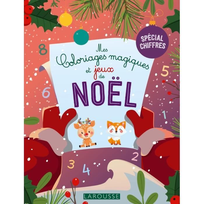 Mes coloriages magiques et jeux de Noel - chiffres - Cdiscount Beaux ...