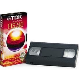 Cassette TDK HS 240 cassette VHS Pal secam vierge pour magnétoscope 4 heures (VENDUE A L UNITÉ ...