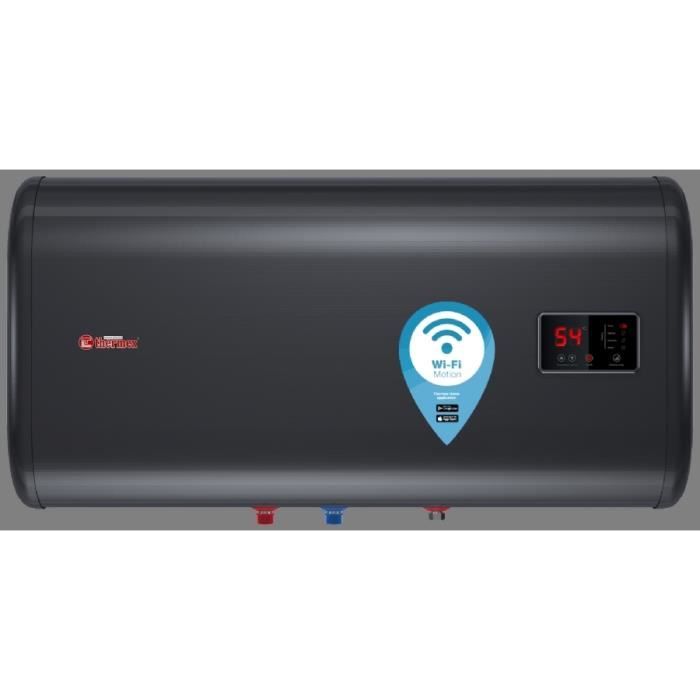 Thermex ID 80 H Shadow Smart WiFi chauffe-eau mural horizontal plat ...