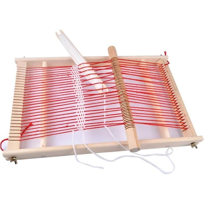 Hiod Kit De Métier À Tisser En Bois Chaîne À Tisser Cadre À Tricoter À ...