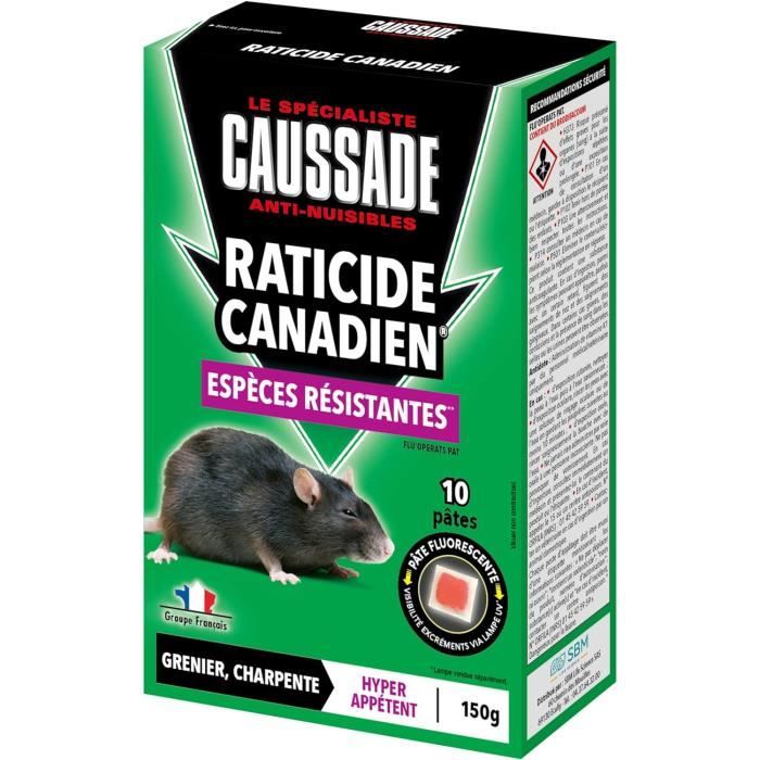 Anti Rats 150 G - Efficacité Radicale - Spécial Rats Résistants - 10 ...