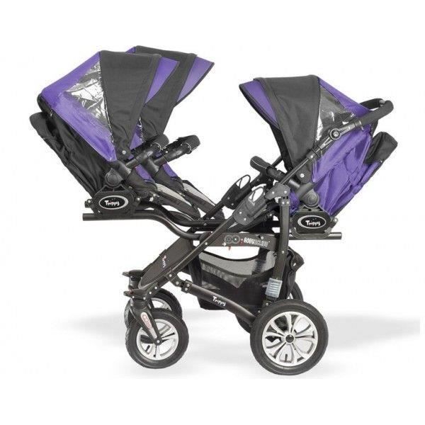 Poussette Triple Trippy Violet 3 hamacs - Cdiscount Puériculture ...