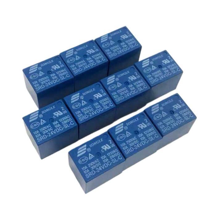 RELAIS ELECTRONIQUE Mini relais de puissance 10 pièces - Cdiscount ...