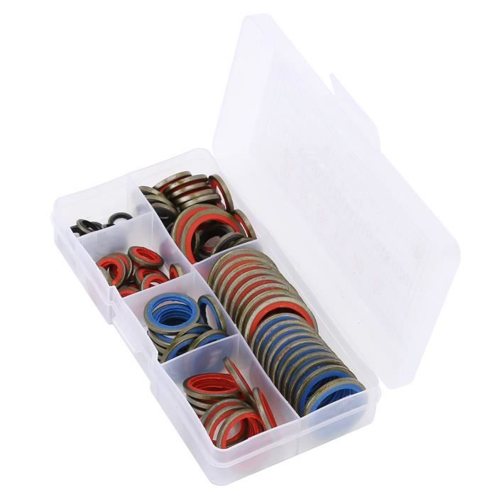 FAE-kits d'assortiment de joints toriques en caoutchouc 80 pièces ...