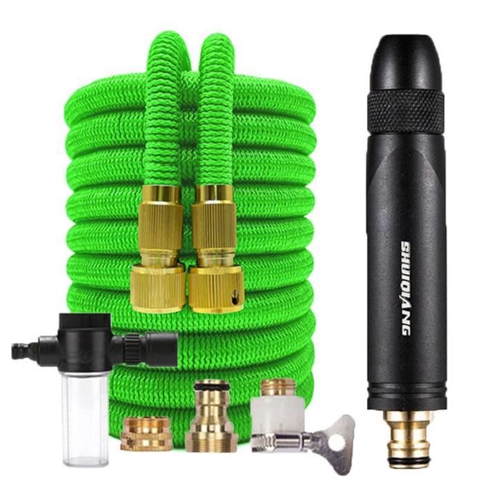 TUYAU - BUSE - ACCESSOIRE DE BUSE,hose and Foam Pot 4-1-2 ''-25FT--Tuyau'arrosage à haute ...