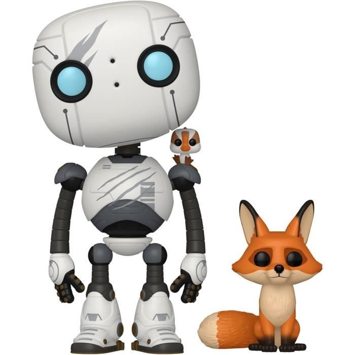 Figurine Funko Pop! - The Wild Robot - Roz avec Joli-Bec & Escobar ...