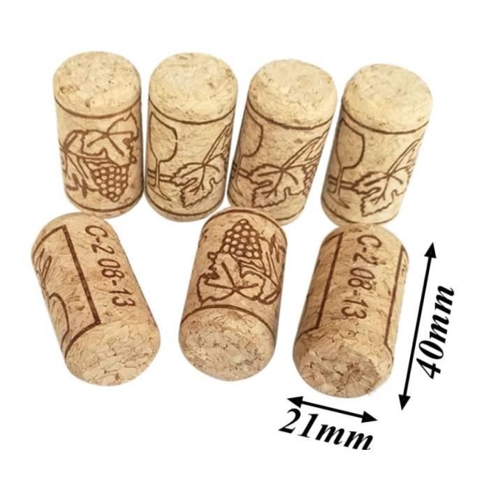 Bouchon en Liège Naturel 50 Pièces Bouchon de Liege vin Bouchons ...