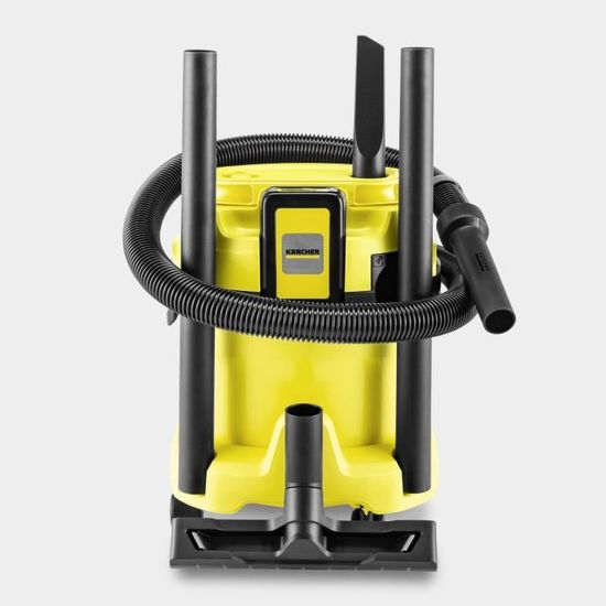 Aspirateur eau et poussières sans fil WD 2-18 V-12/18 (sans batterie) KARCHER - Cdiscount Bricolage