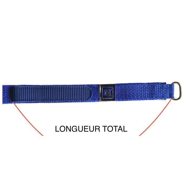 BRACELET DE MONTRE SCRATCH SPORT WATCH BLEU FONCÉ 14 mm (SPW-BF-14 ...