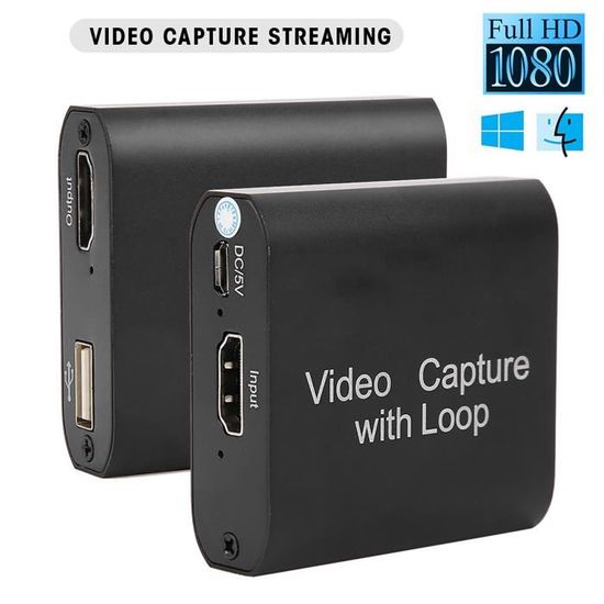 Carte de capture, petite carte de capture vidéo polyvalente HDMI ...