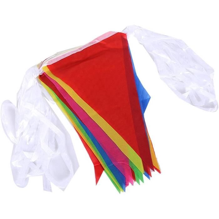 120 Mètres 240 Fanion Banderoles Bannières Triangle Multicolores ...