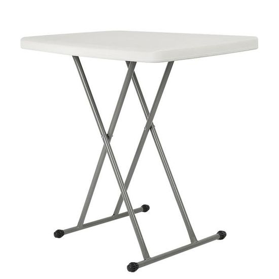POPS Table Pliante Hauteur Réglable pour Cour Balcon Camping ...