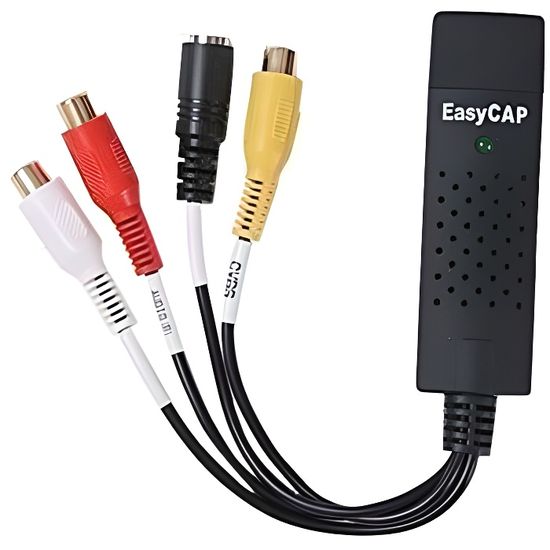 Easycap Câble USB 2.0 vers Audio Vidéo DVR USB - Cdiscount Informatique