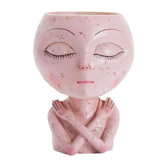 Decoration De Table - Centre De Table Alien Face Planter Head Planter ...