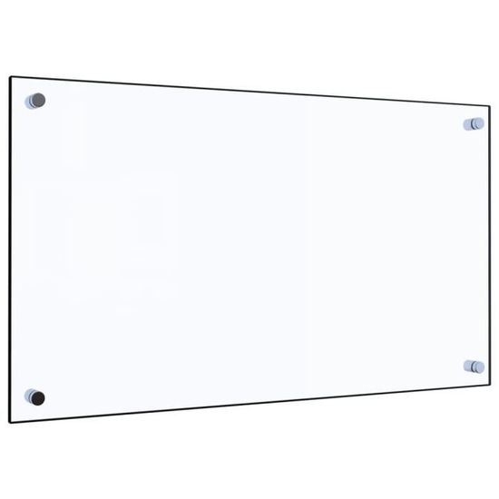 DUOKON - Dosseret de cuisine Transparent 70x40 cm Verre trempé ...