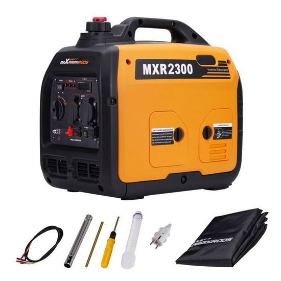Groupe électrogène à onduleur 2300W essence 4 temps Générateur Inverter ...