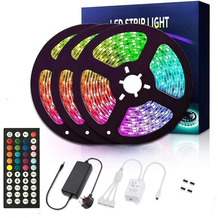 Bande lumineuse à led rgb smd 2835 60 led m 5050 strip de lampe flexible 30elds m 5m 10m 15m non ...