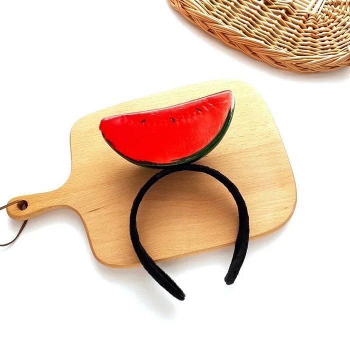 Chapeau-bob,Bandeau de cheveux simulant l'échalote,fruit,légume,sauna ...