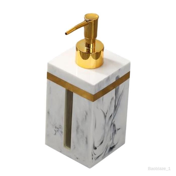 Distributeur de savon à Texture de marbre, bouteille distributrice de ...