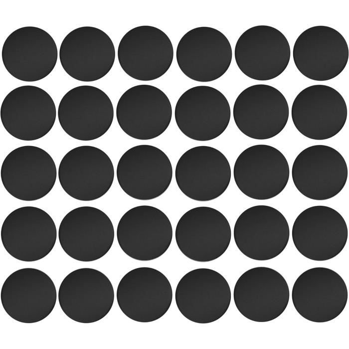 30x Cache vis adhésif autocollant diamètre 20mm bouchon trou meuble ...