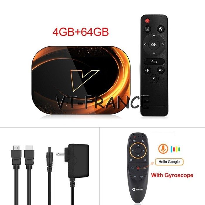 Smart TV Box Android 8K IPTV, Modele: 4/64GB+2 Remote - Cdiscount TV ...