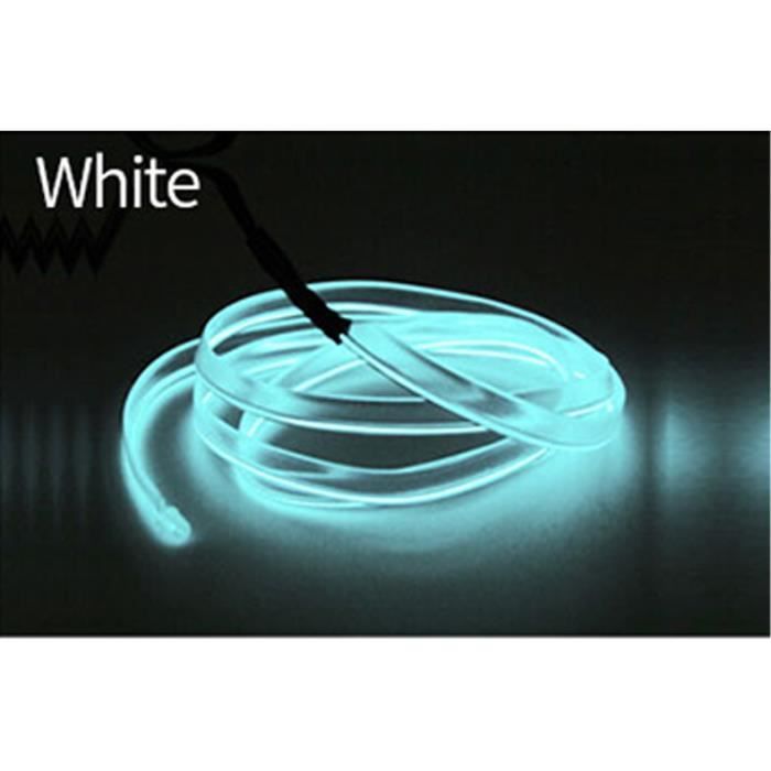 Bande lumineuse néon LED RGB pour intérieur de voiture, 1-2-3-4-5M ...