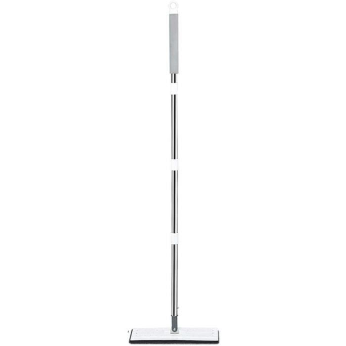 Niyin204 Balai plate en microfibre avec seaunettoyage à presser mains ...